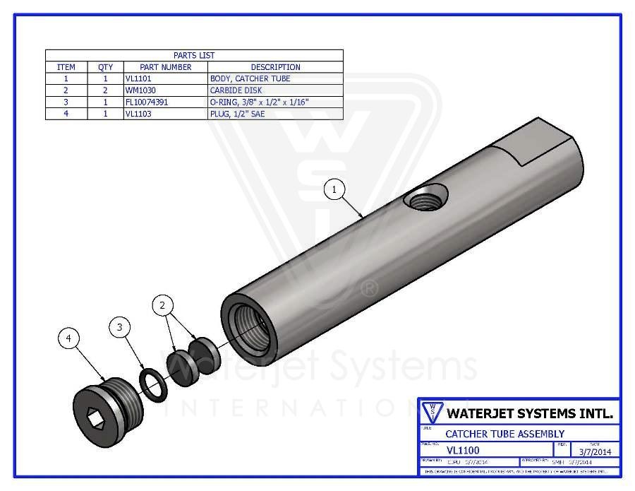 Catcher Tube Assy - Cinnova Parts