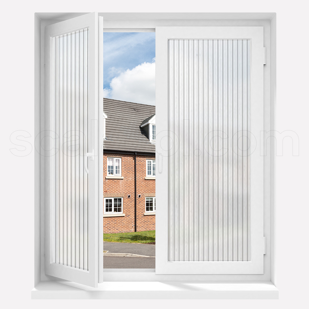 Patterned window film