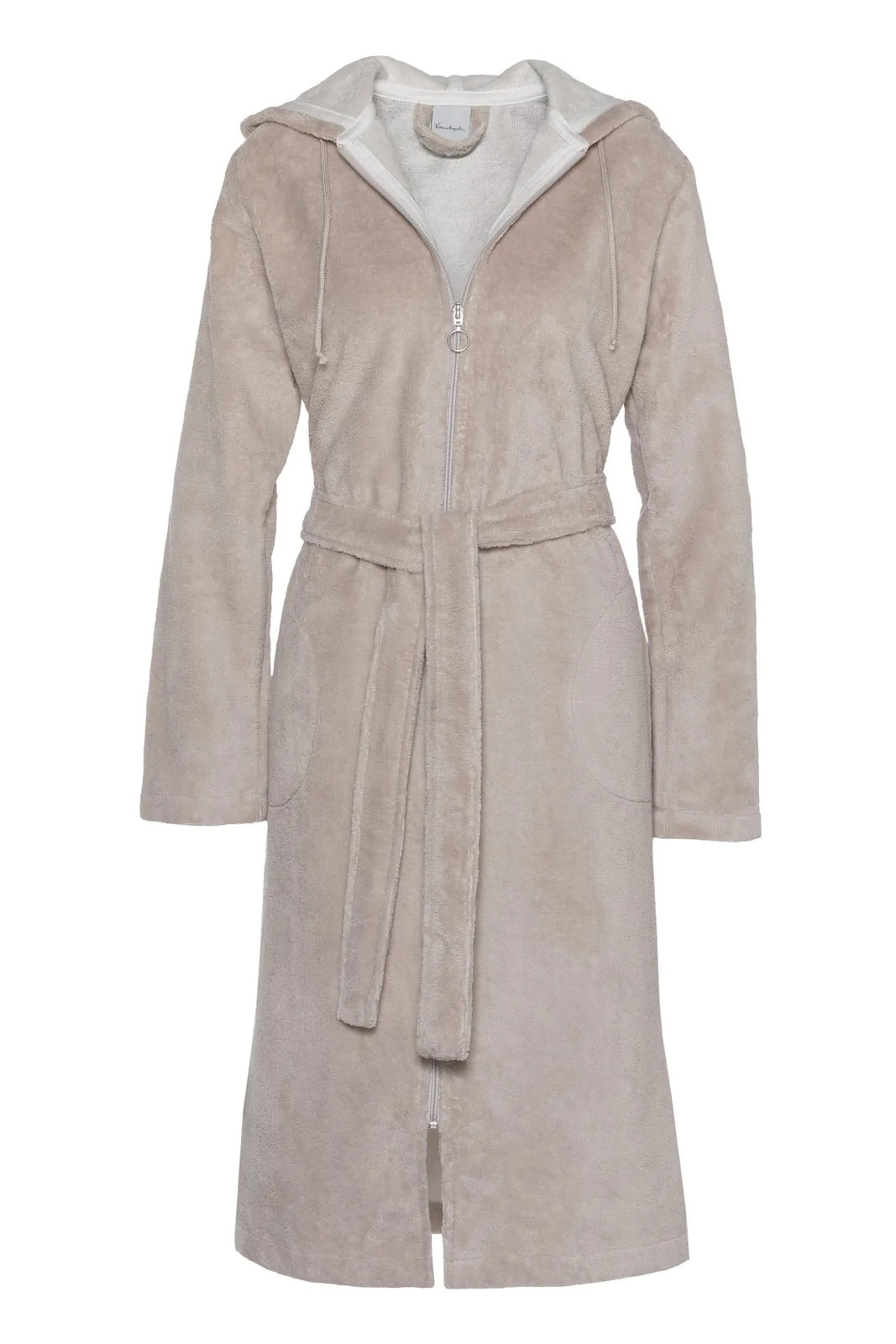 Vandyck Badjas DUCHESS Large sand | Bedshop.nl