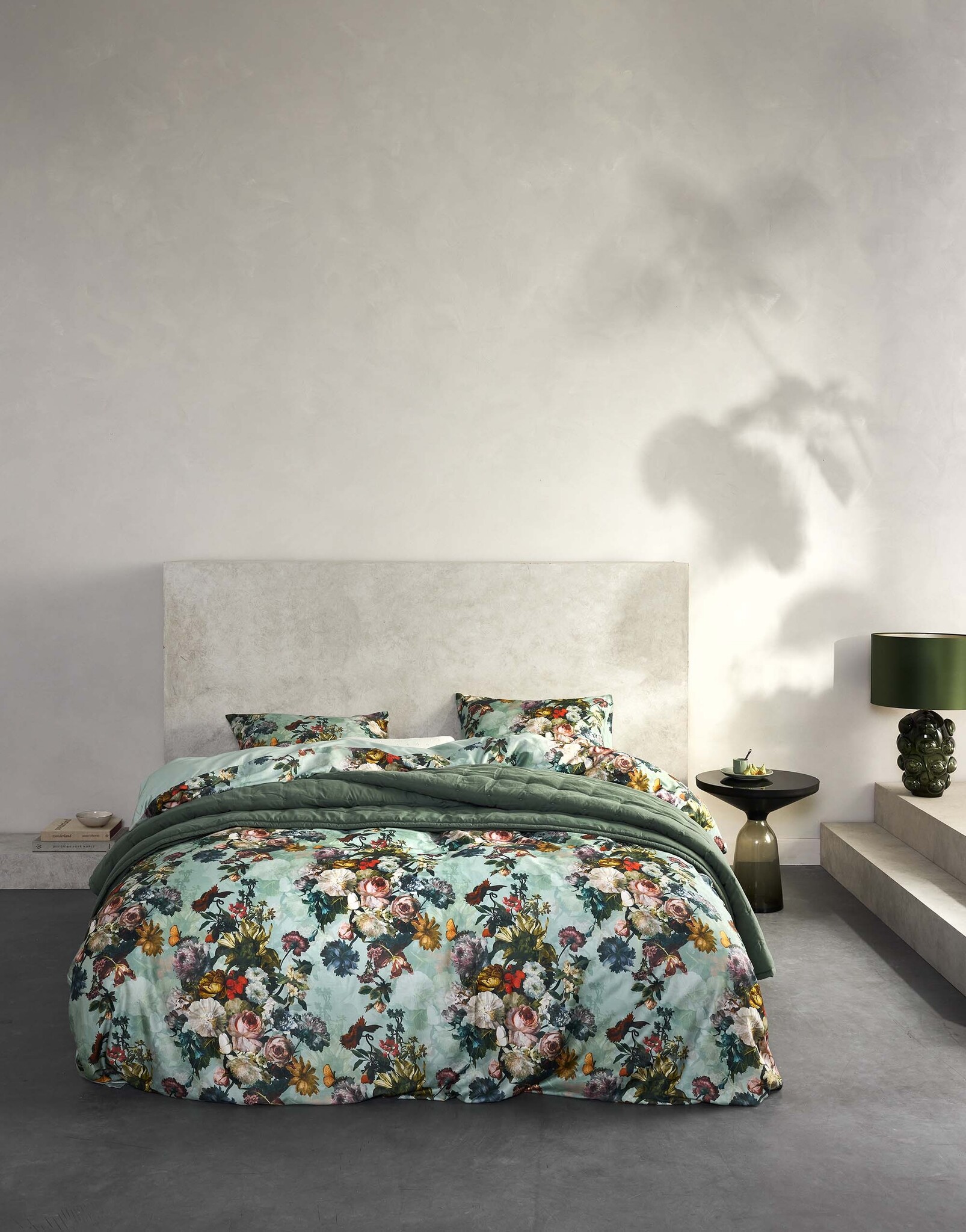 Essenza Essenza Karli Dekbedovertrek Mineral green 240x200/220 | Bedshop.nl