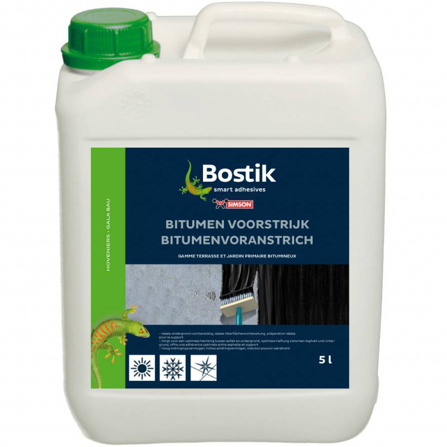 Bostik Bitumen Voorstrijk 5ltr | 30608780 - Kittenenlijmen.nl
