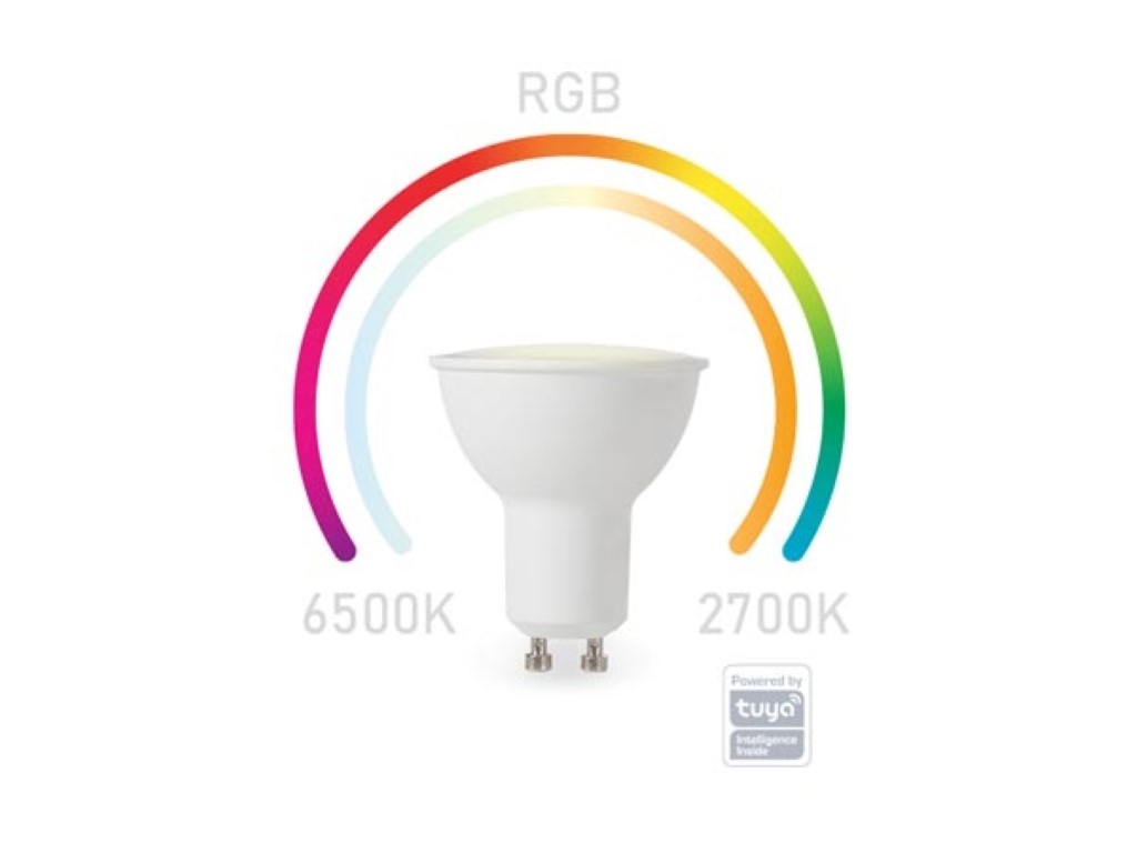 Smart Wifi GU10 - RGBW lamp - My-Smarthome.be
