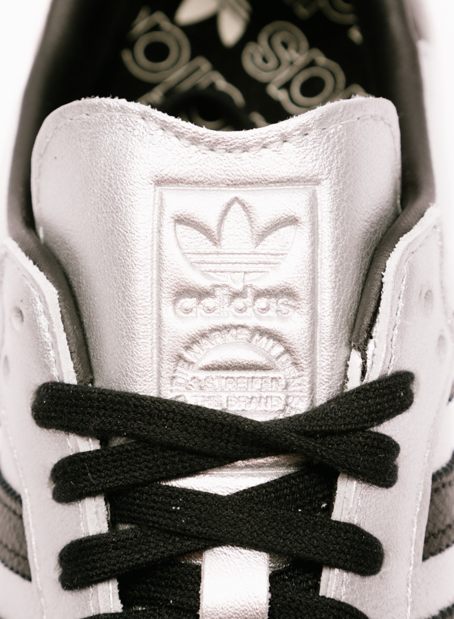 adidas Samba Silver Metallic / Core Black / Gum JI4218 - GRAIL adidas Samba Silver Metallic / Core Black / Gum JI4218 - GRAIL