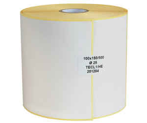 Zebra labels 100x150mm rol met 500 labels - Al vanaf €inf per stuk