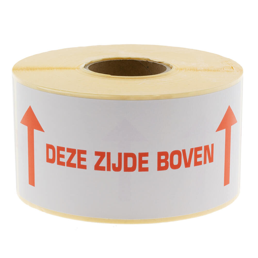 Bestel nu behandelingsetiketten Deze zijde boven - Rotim Verpakkingen ...