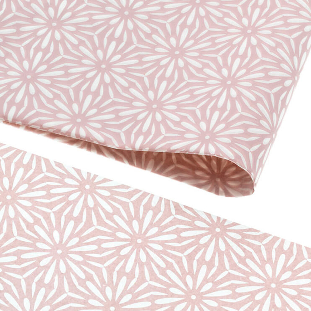 Vloeipapier 35x50cm Flower Power Roze - Rotim Verpakkingen: you carry ...
