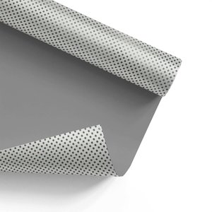 Inpakpapier Wit/Zilver Stippen 30cm x 100mtr - Al vanaf €inf per stuk