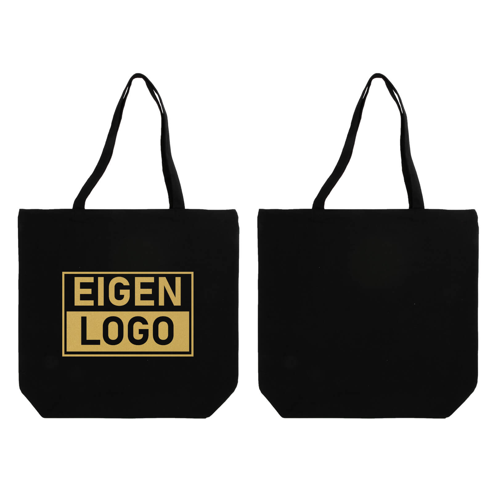 Katoenen tas bedrukken 54x48+14cm Zwart - Spoed - Rotim Verpakkingen ...