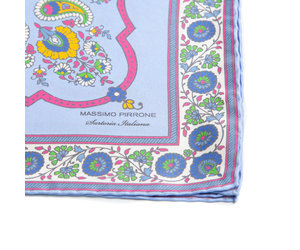 Silk Pocket Square Massimo Pirrone - PM Eleganza Milanese