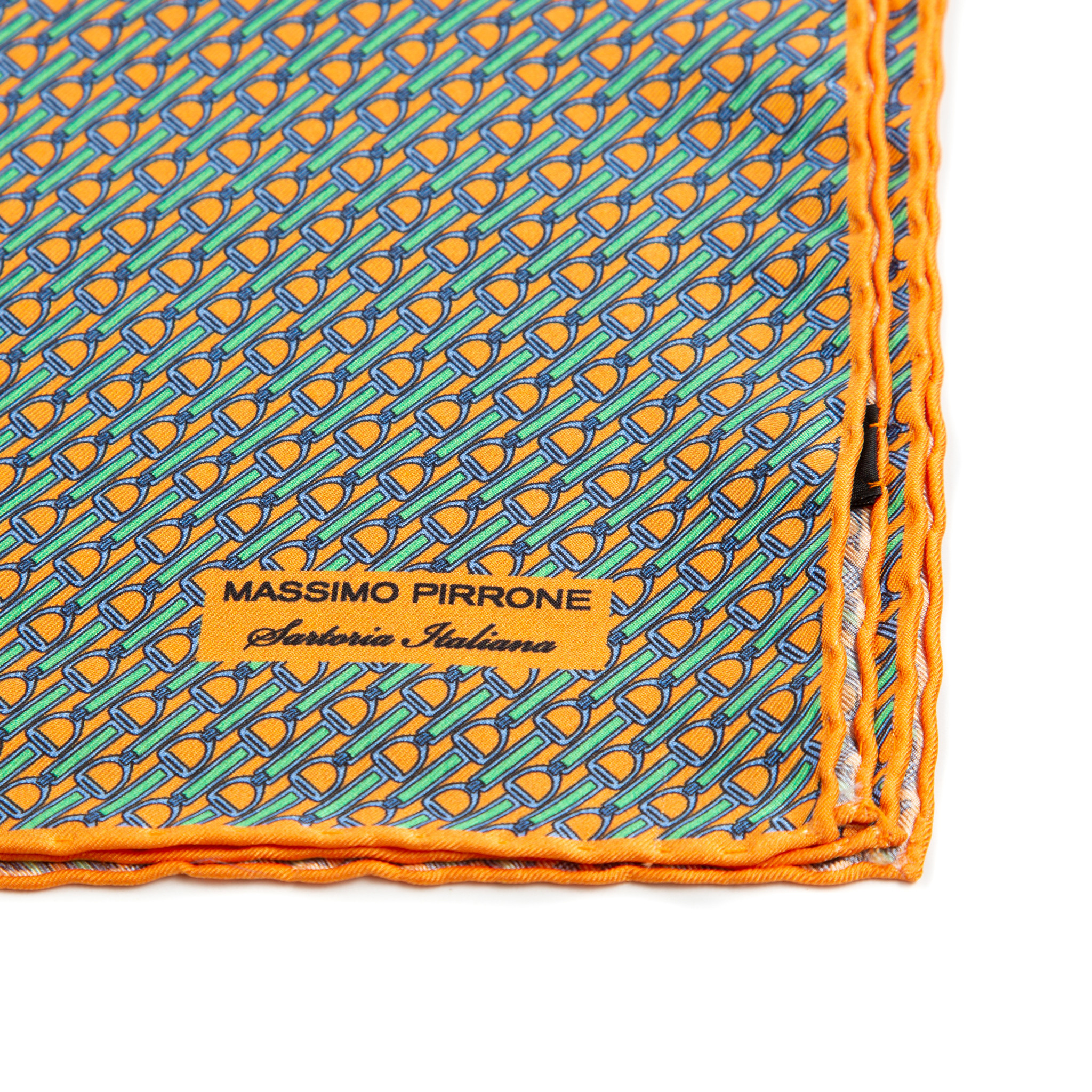 Silk Pocket Square Massimo Pirrone - PM Eleganza Milanese