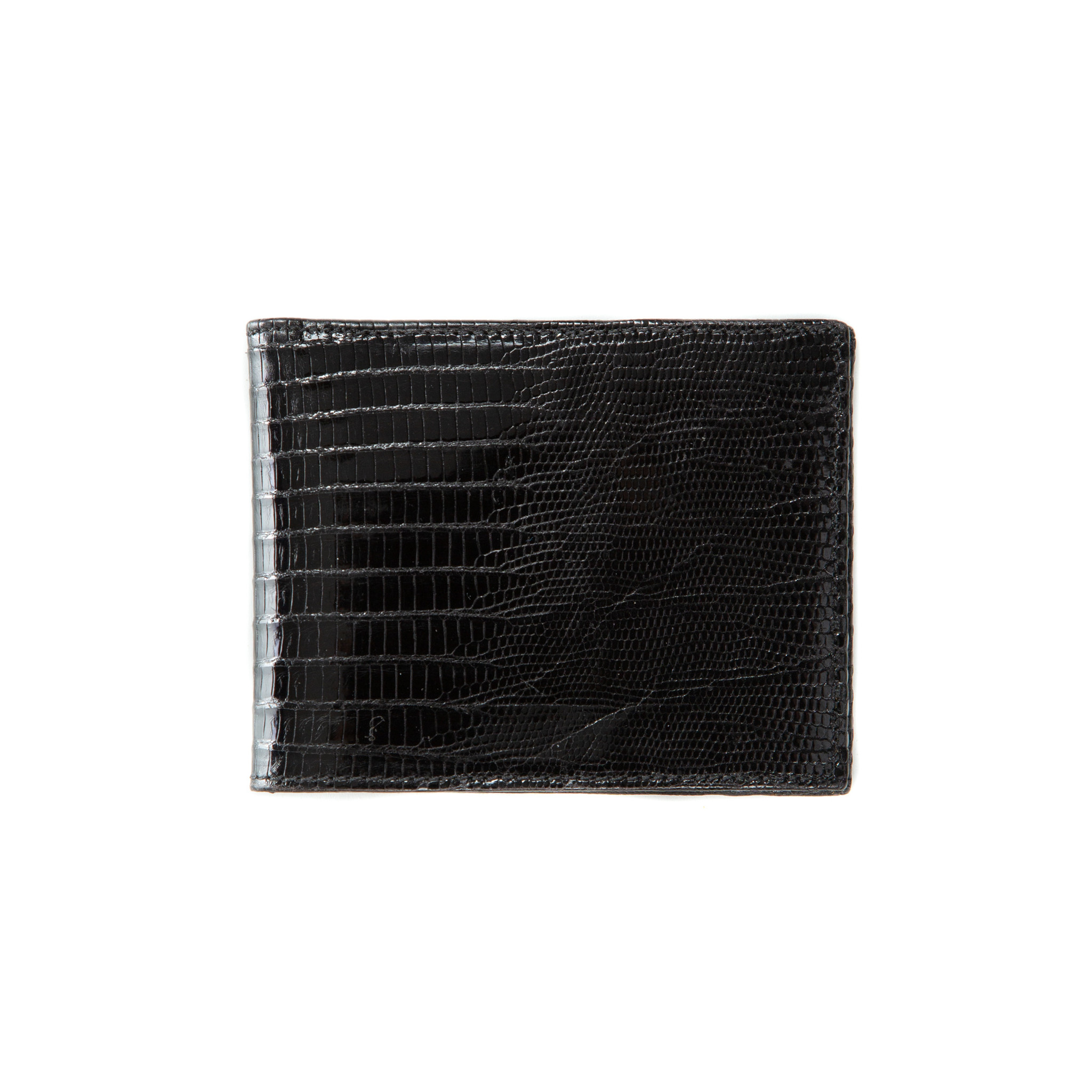 Bifold wallet lizard - Handmade - PM Eleganza Milanese