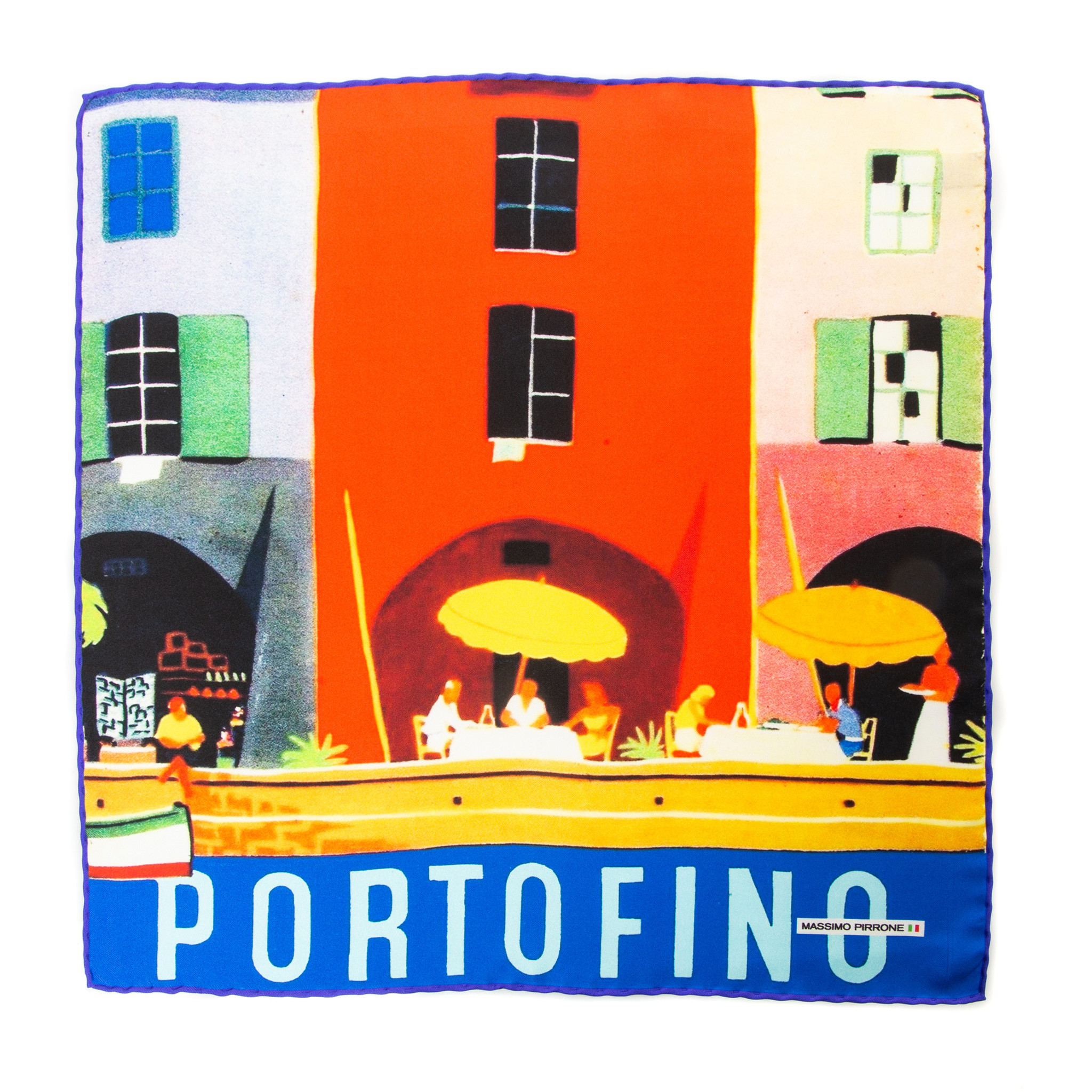 Silk Pocket Square Massimo Pirrone - PM Eleganza Milanese