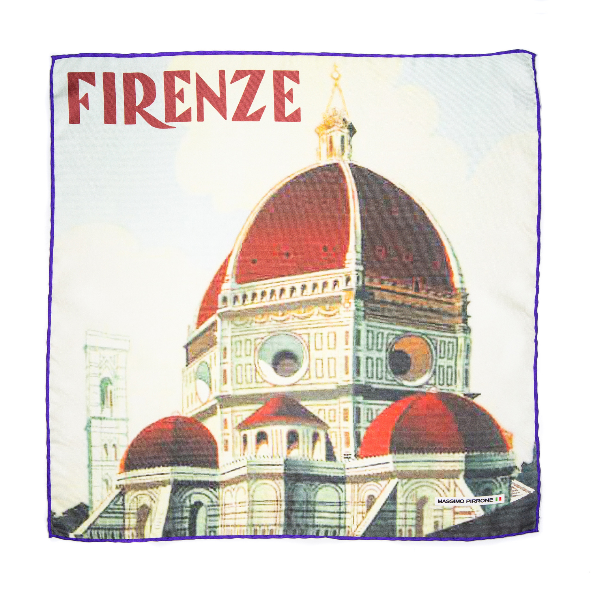 Silk Pocket Square Massimo Pirrone - PM Eleganza Milanese