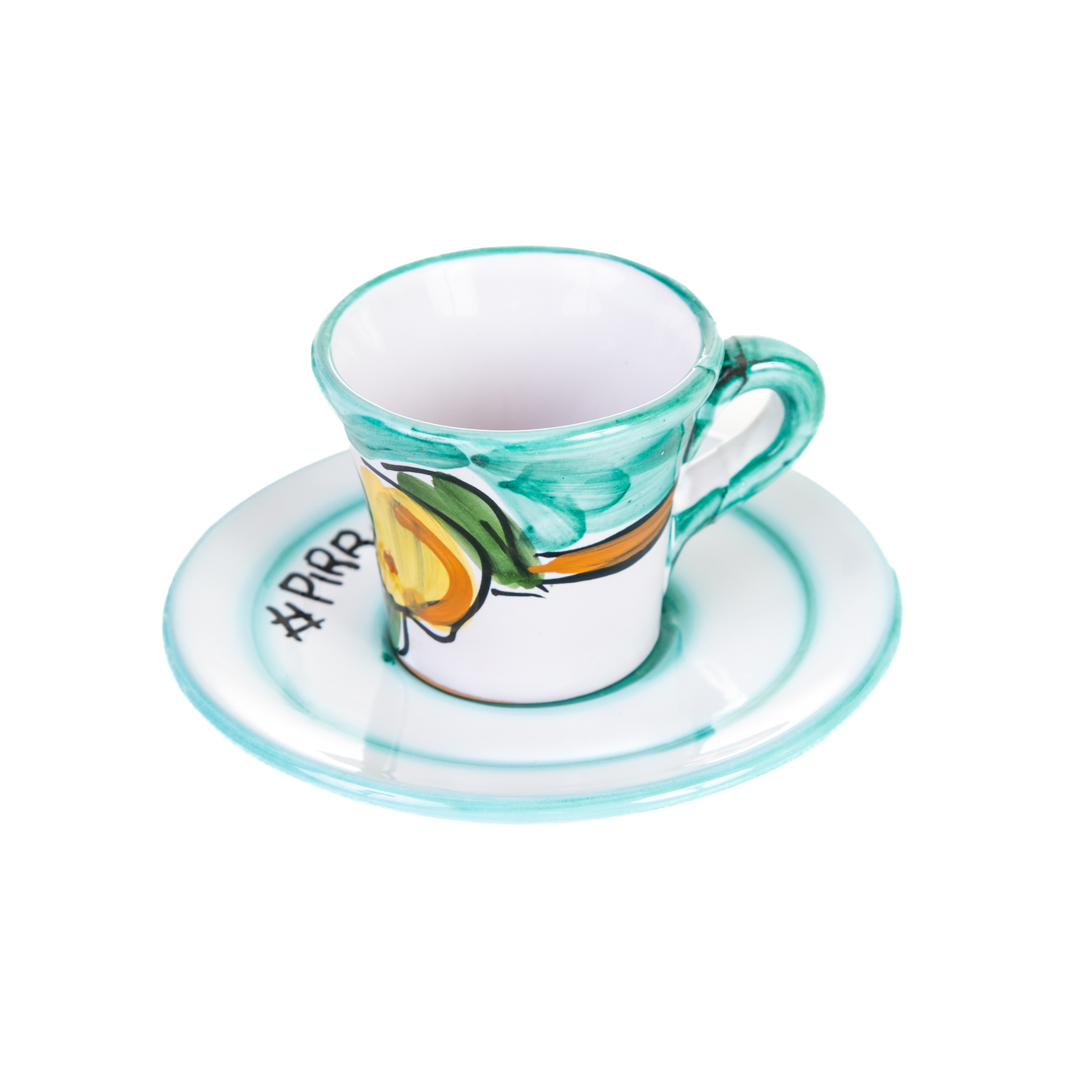Coffee cup for ristretto Verde Turchese Porto Cesareo - PM Eleganza ...