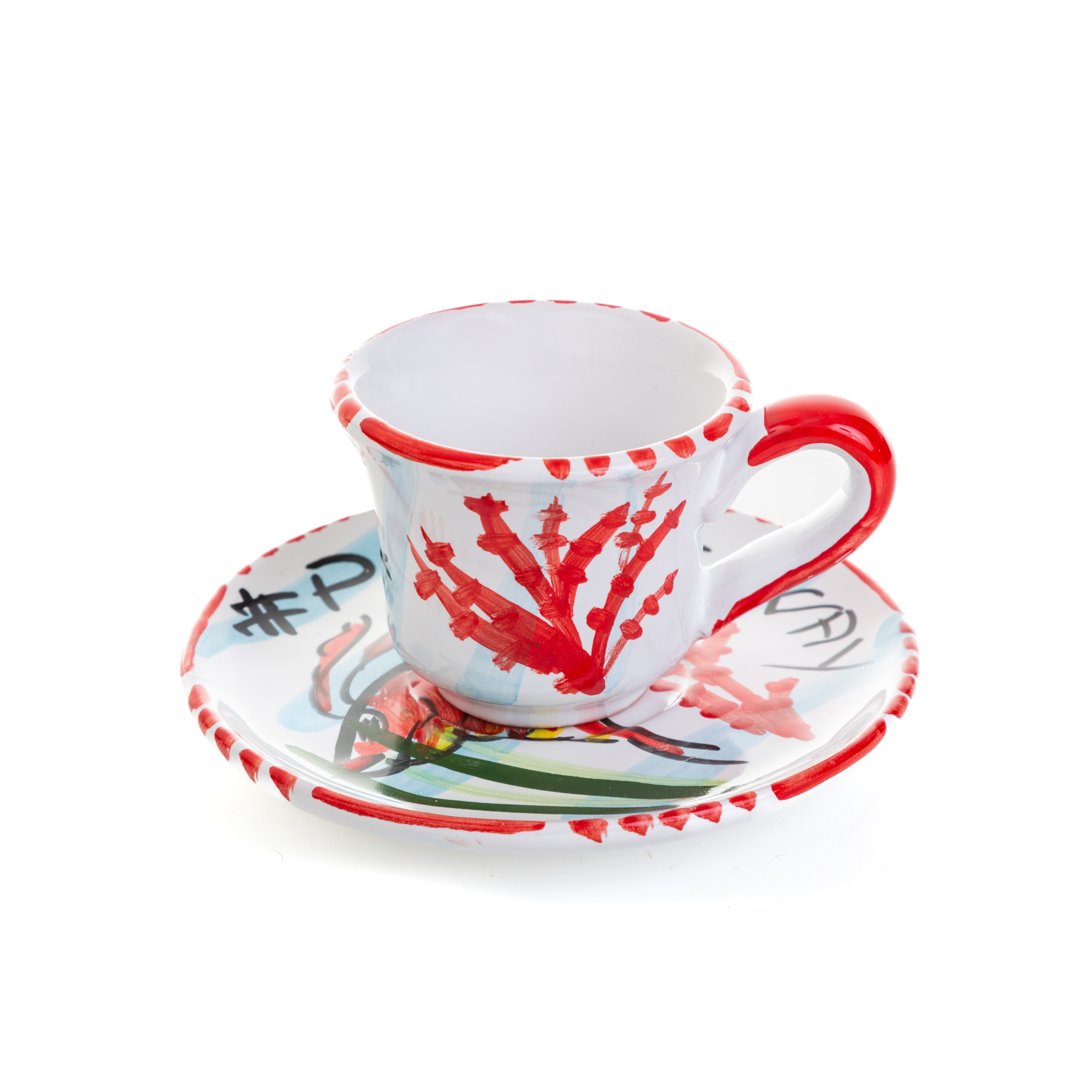 Coffee cup for ristretto gambero rosso Gallipoli - PM Eleganza Milanese