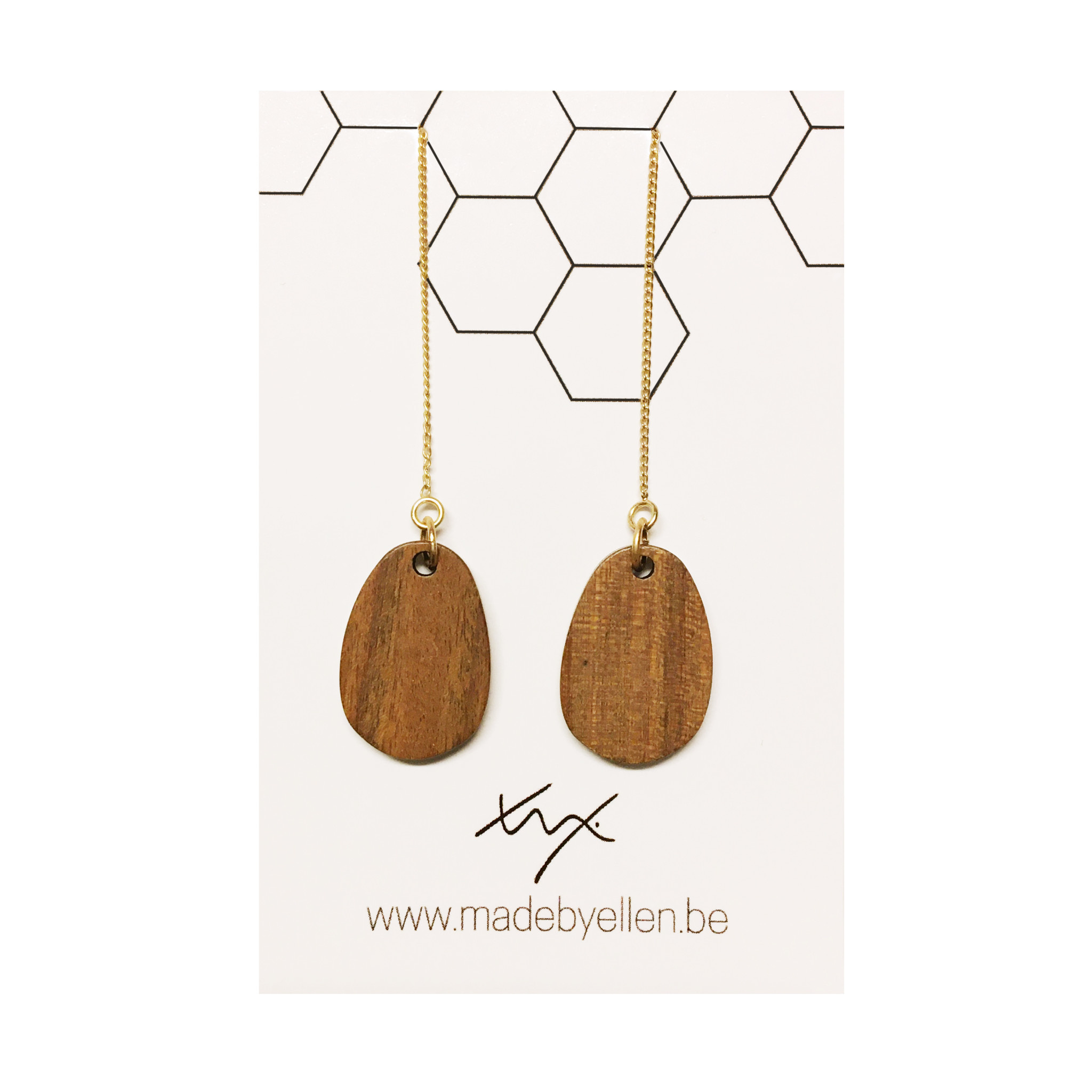 oorbEllen hars& hout doortrekker - Made by e l l e n