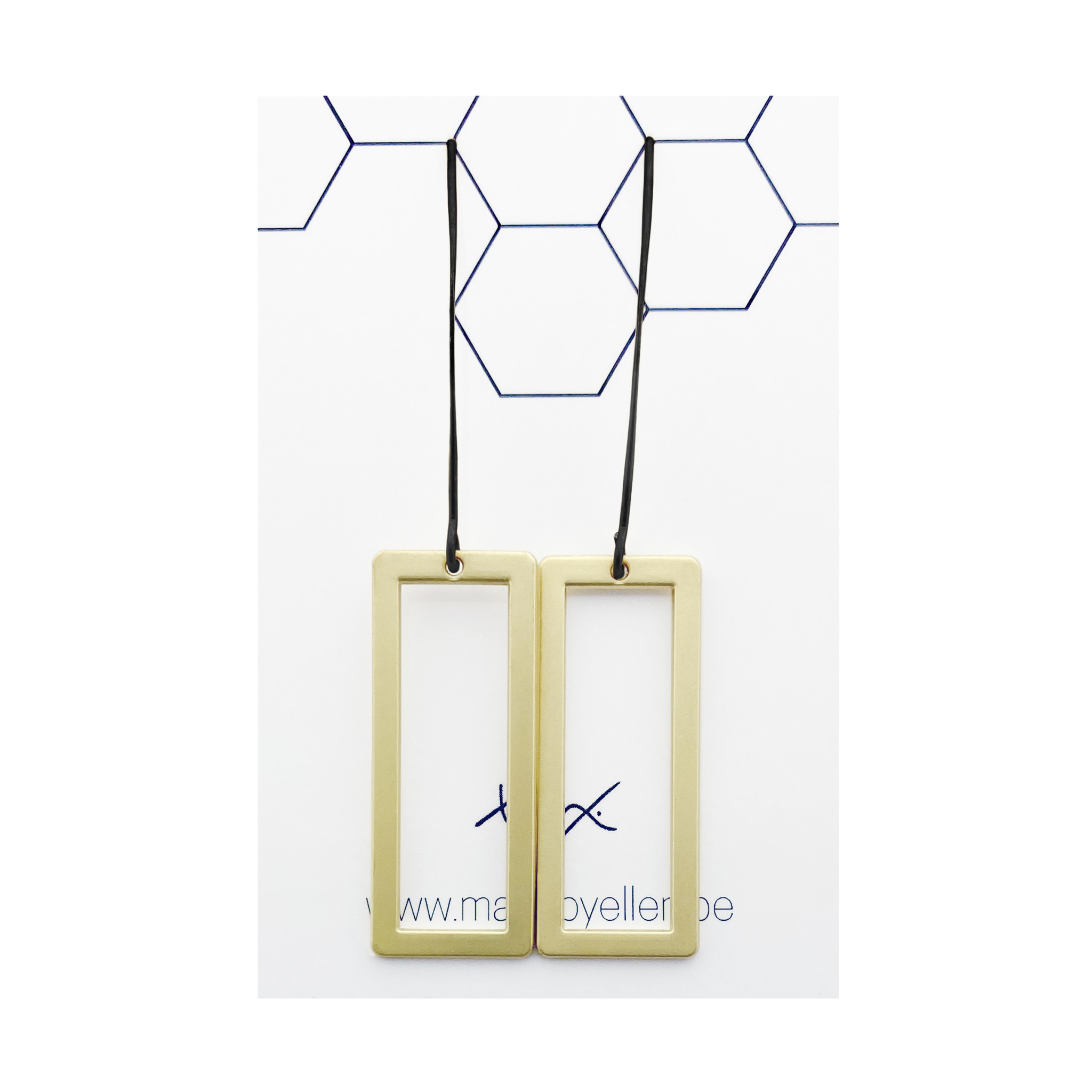 Mix&match rechthoeken lange haak zwart - Made by e l l e n