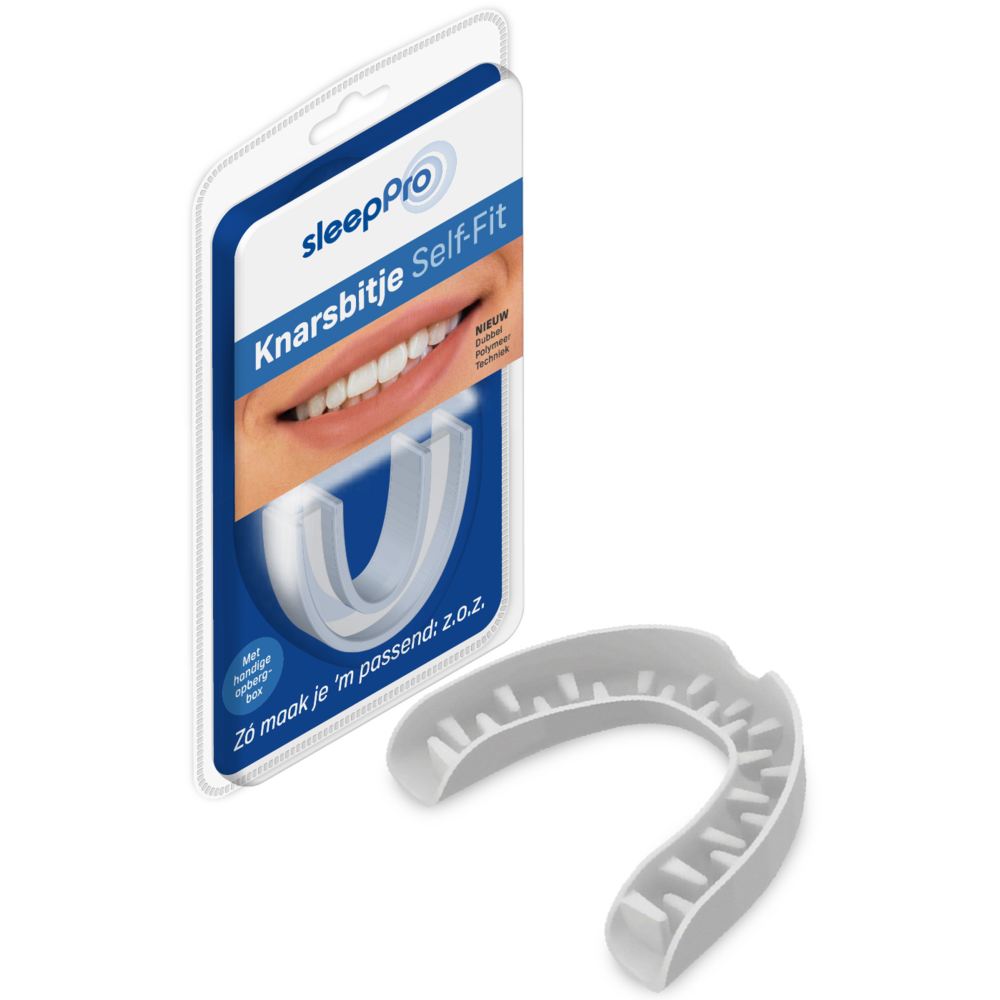 Knarsbitje Self-Fit Night Guard van SleepPro | Tandenknarsen
