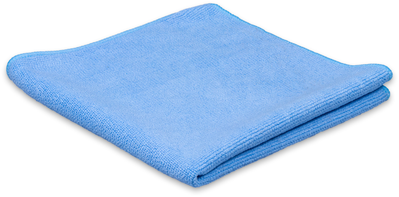 Microfibre ''Tricot Luxe'' bleue 32 x 30 cm - De Witte S.A.