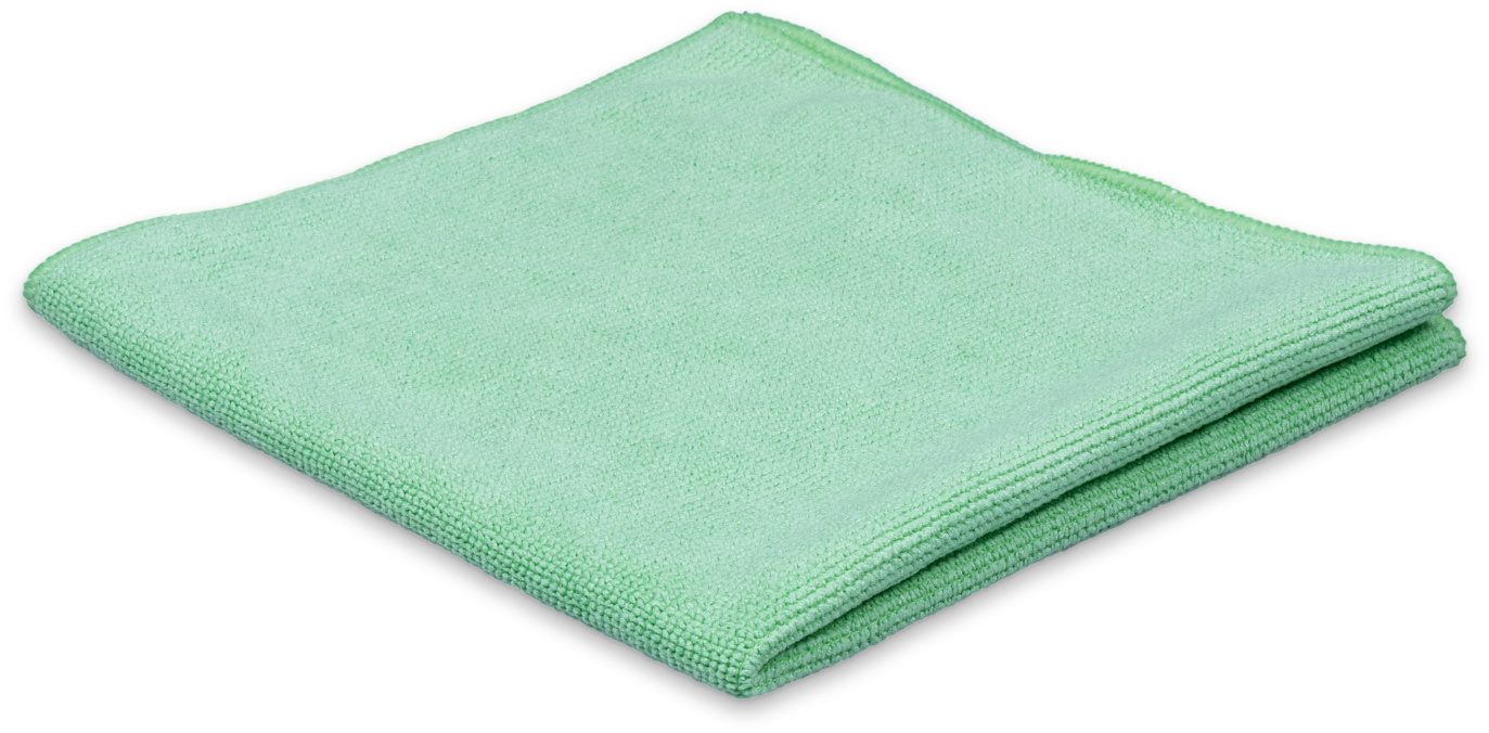 Microfibre ''Tricot Luxe'' verte 40 x 40 cm - De Witte S.A.
