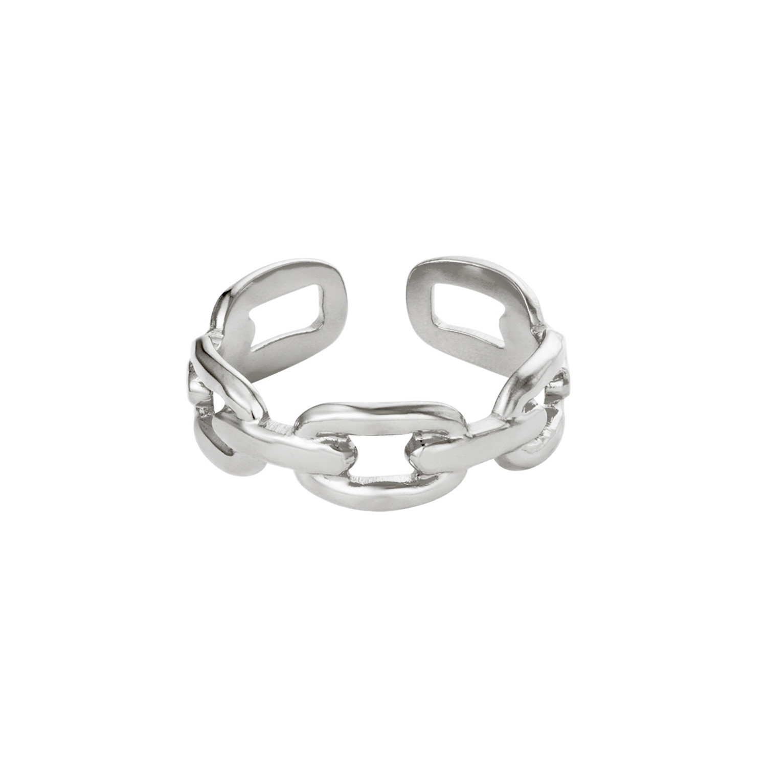Silver Chain Ring - Hello My Love