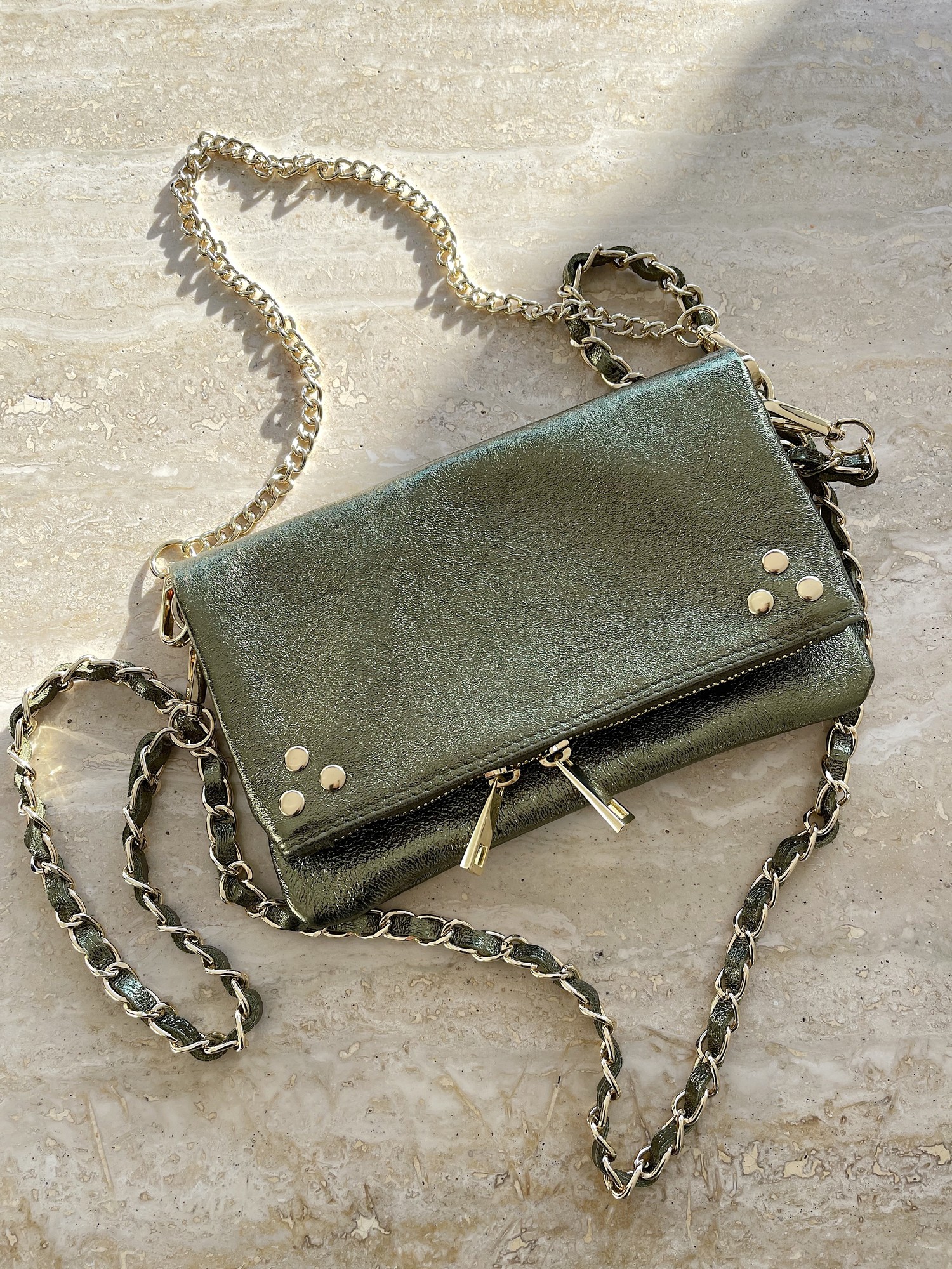 Savage Crossbody Chain Bag / Olive Green - Hello My Love