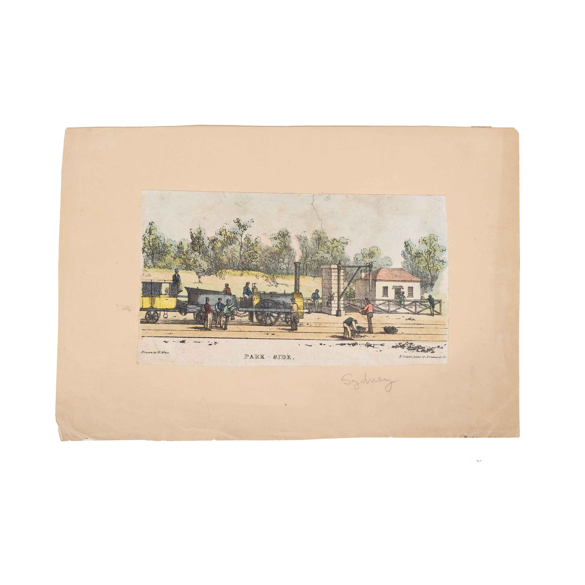 Prent 'Park Side', circa 1830-1840 - MuseumDepotShop