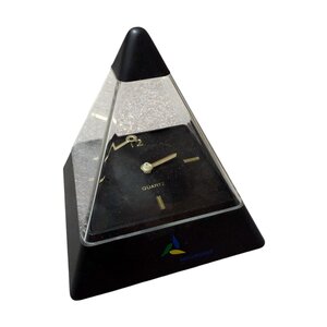 Quartz pyramid-shaped clock, 1989 - MuseumDepotShop