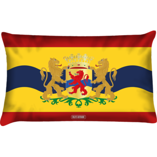 Outdoor sierkussen vlag Overijssel met provincie wapen - Vreeken
