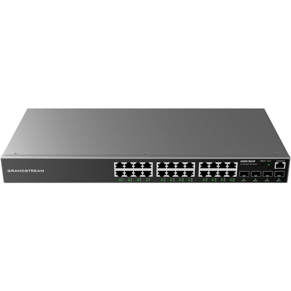 Grandstream GWN7803P 24-port PoE switch - Valadis BV