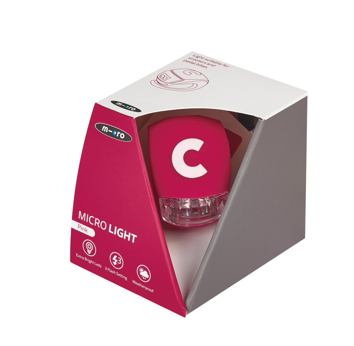 Micro LED light deluxe - pink | Micro Scooter | Accessories - Micro Step