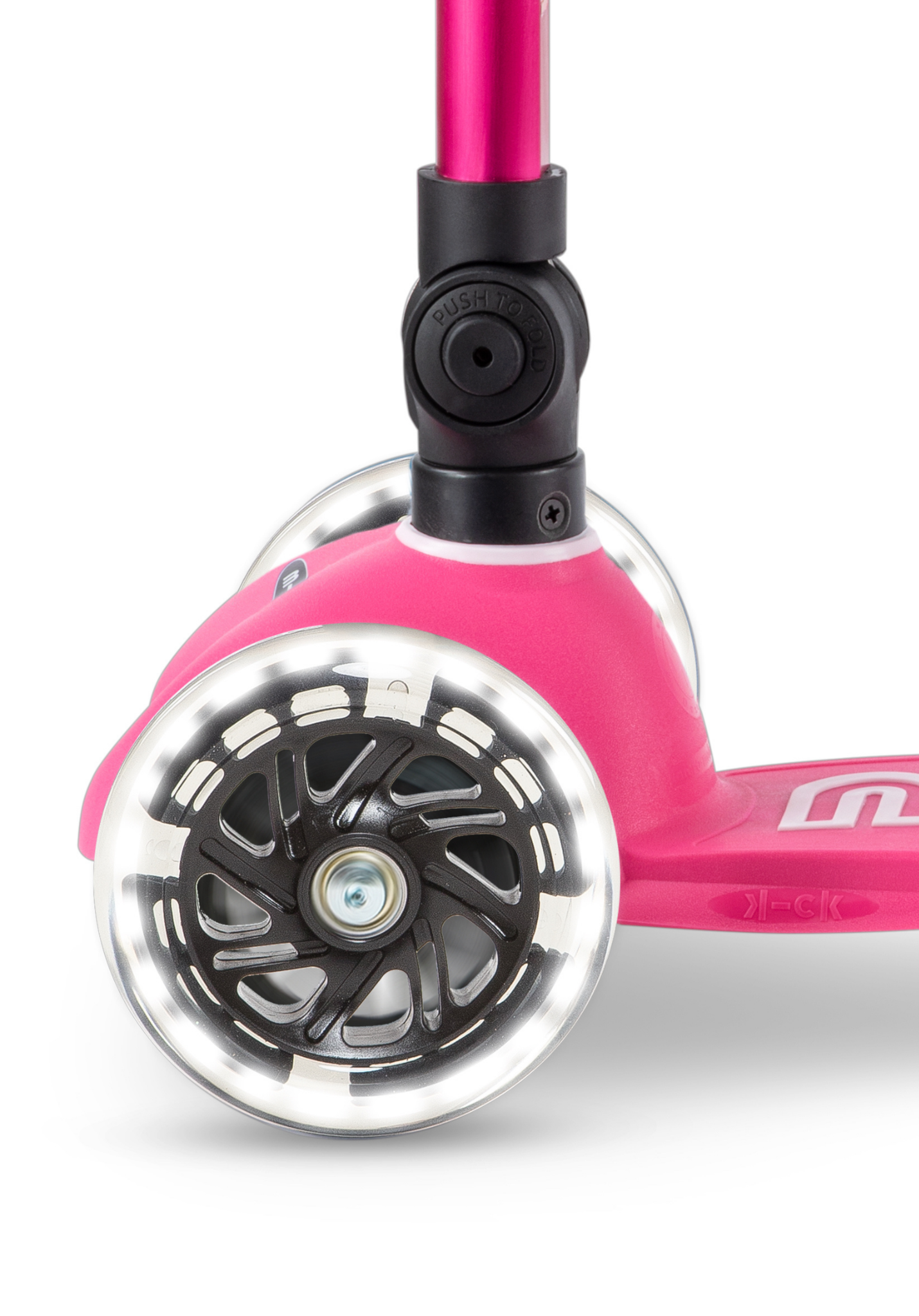 Mini Micro step Deluxe - Inklapbaar LED Pink | Gratis verzending ...