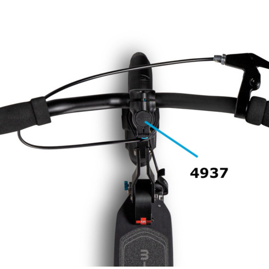 Dopje voor Zwart stuur 20/21 mm - 4937/39 | Micro Step | Onderdelen ...