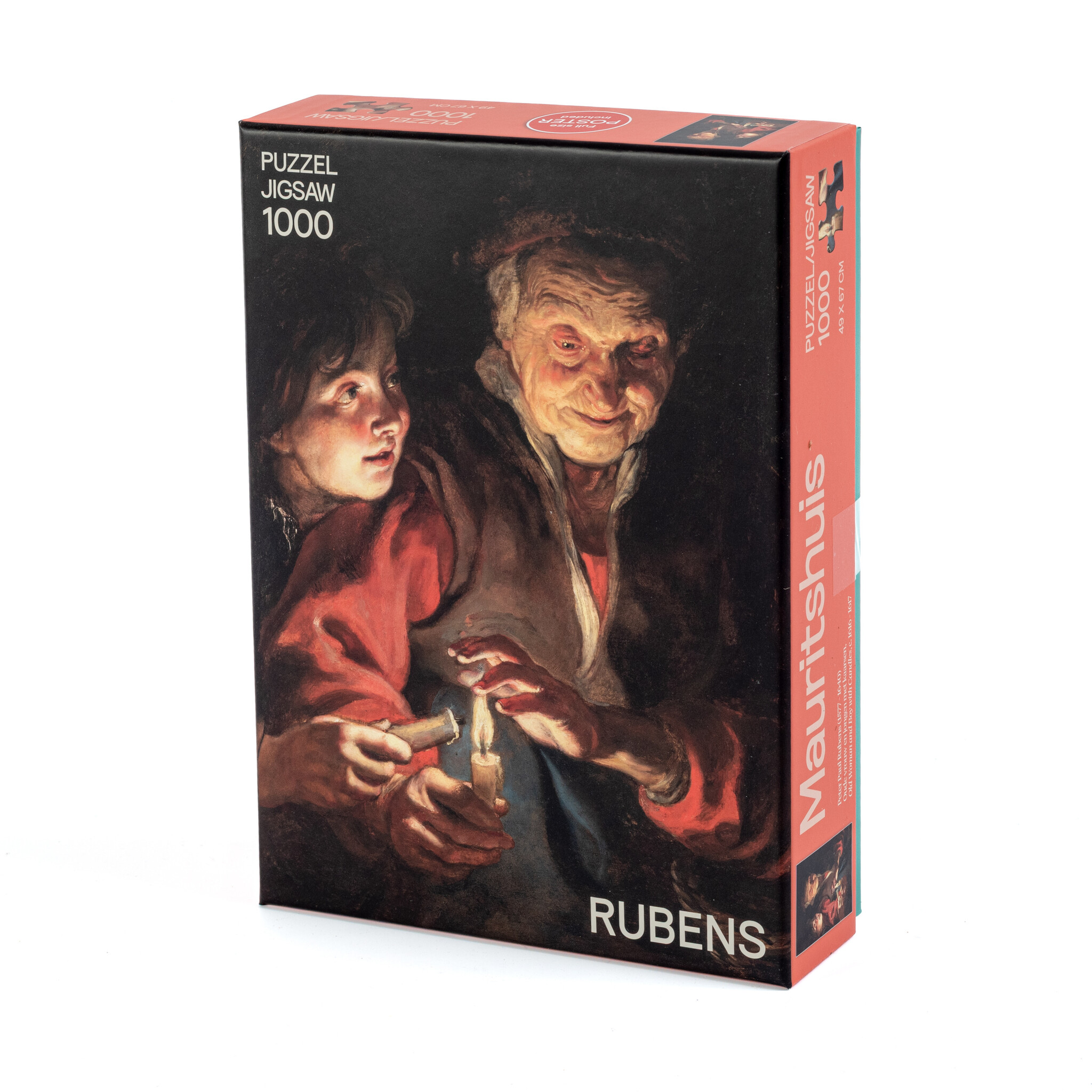 Puzzle Rubens - Old woman with candle - Mauritshuis Museum Shop ...