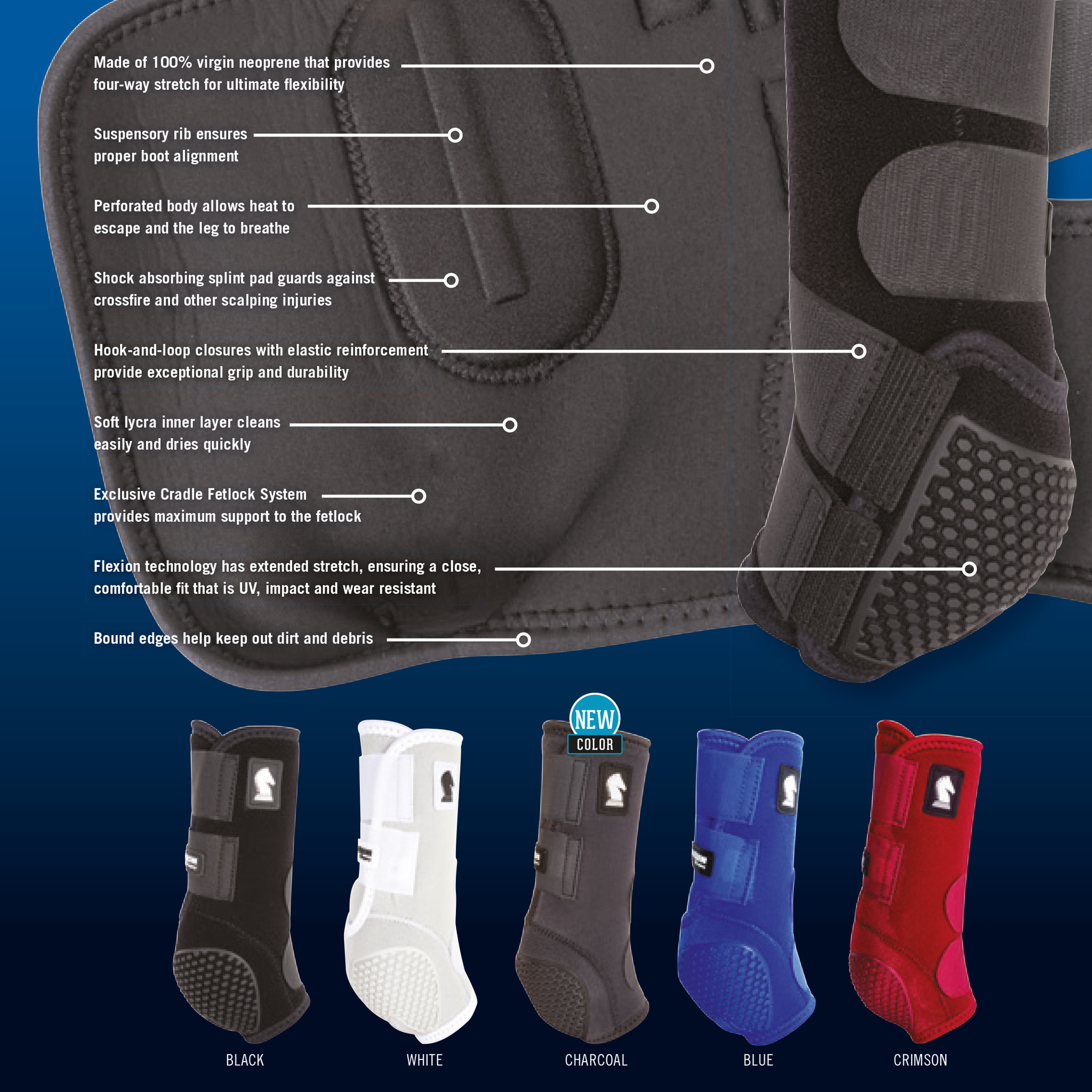 Flexion Legacy Front - EURO-HORSE western riding supplies