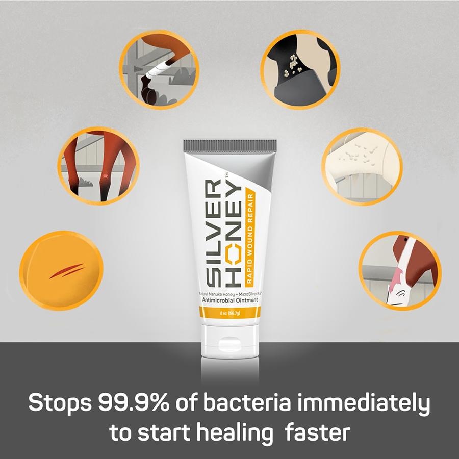 Silver Honey® Rapid Wound Repair Ointment - EURO-HORSE western riding ...