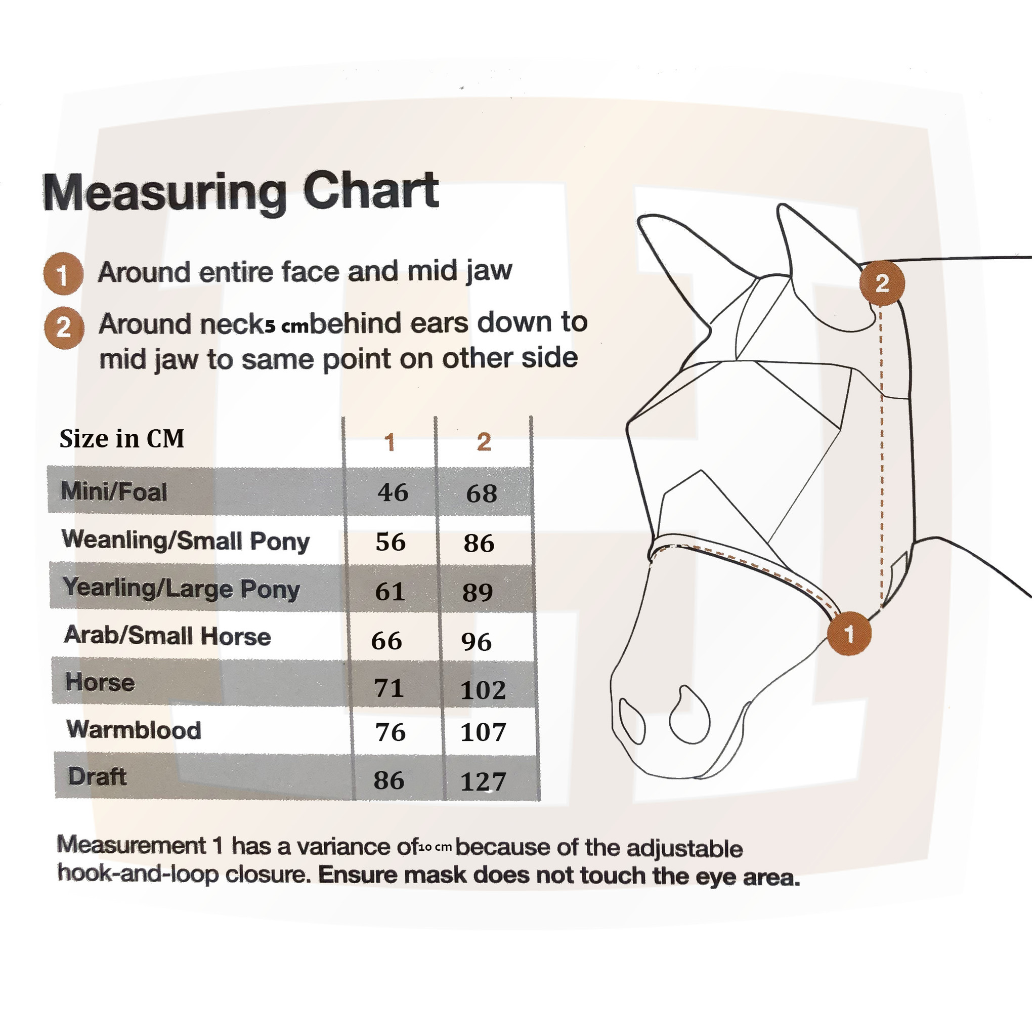 Fly mask Standard - EURO-HORSE western riding supplies