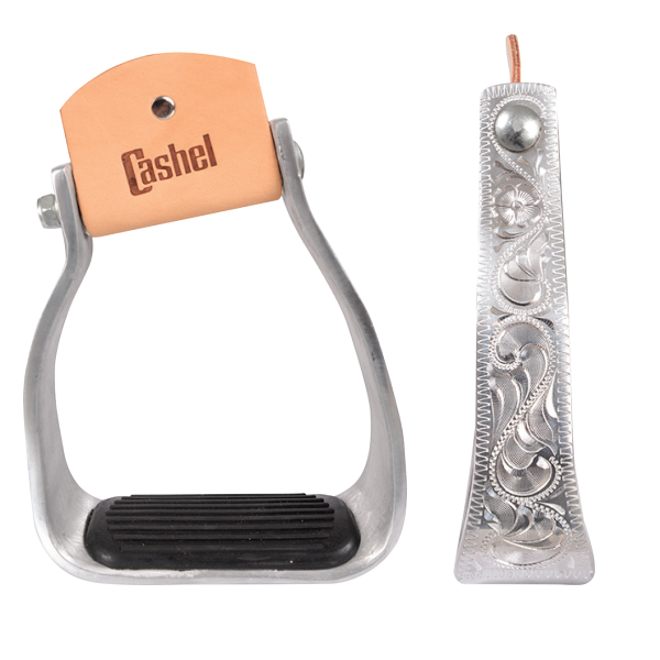 Engraved Slanted Stirrups - Euro-horse western riding supplies
