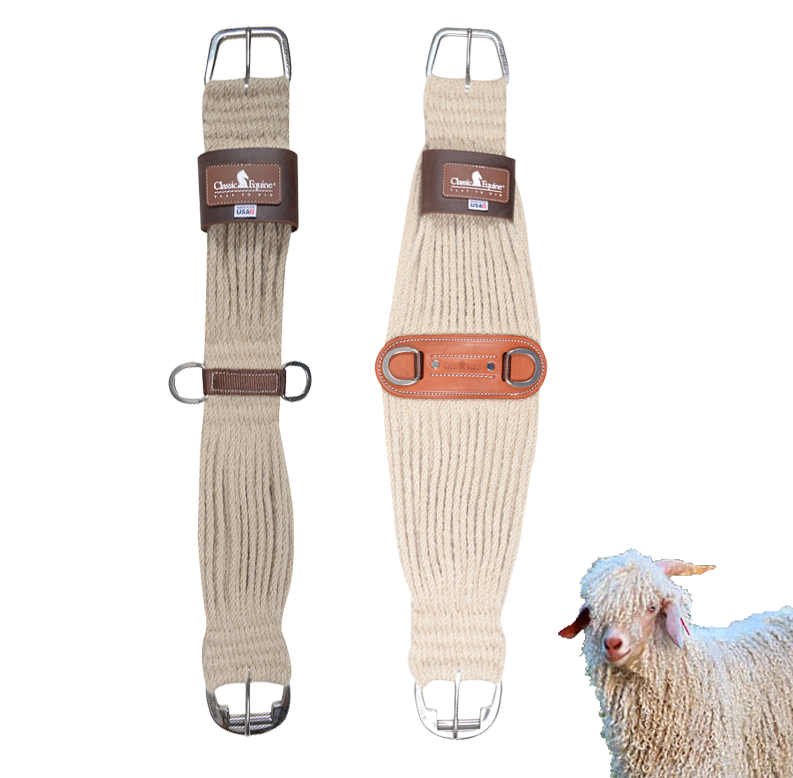 100% Mohair 31 strands cinch - EURO-HORSE western riding supplies
