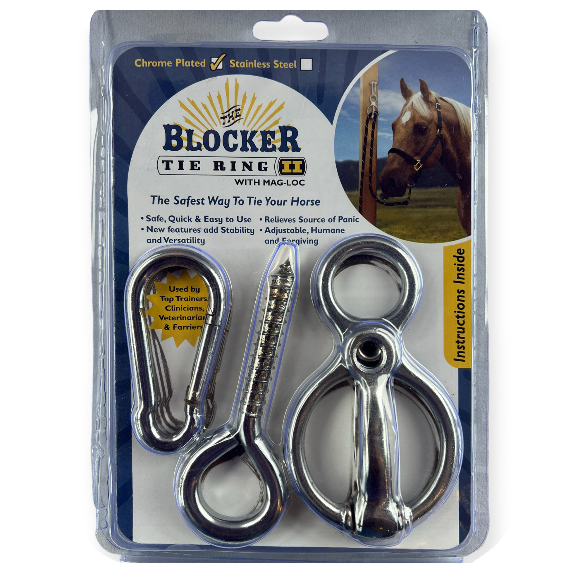 The Blocker Tie Ring - EURO-HORSE western riding supplies