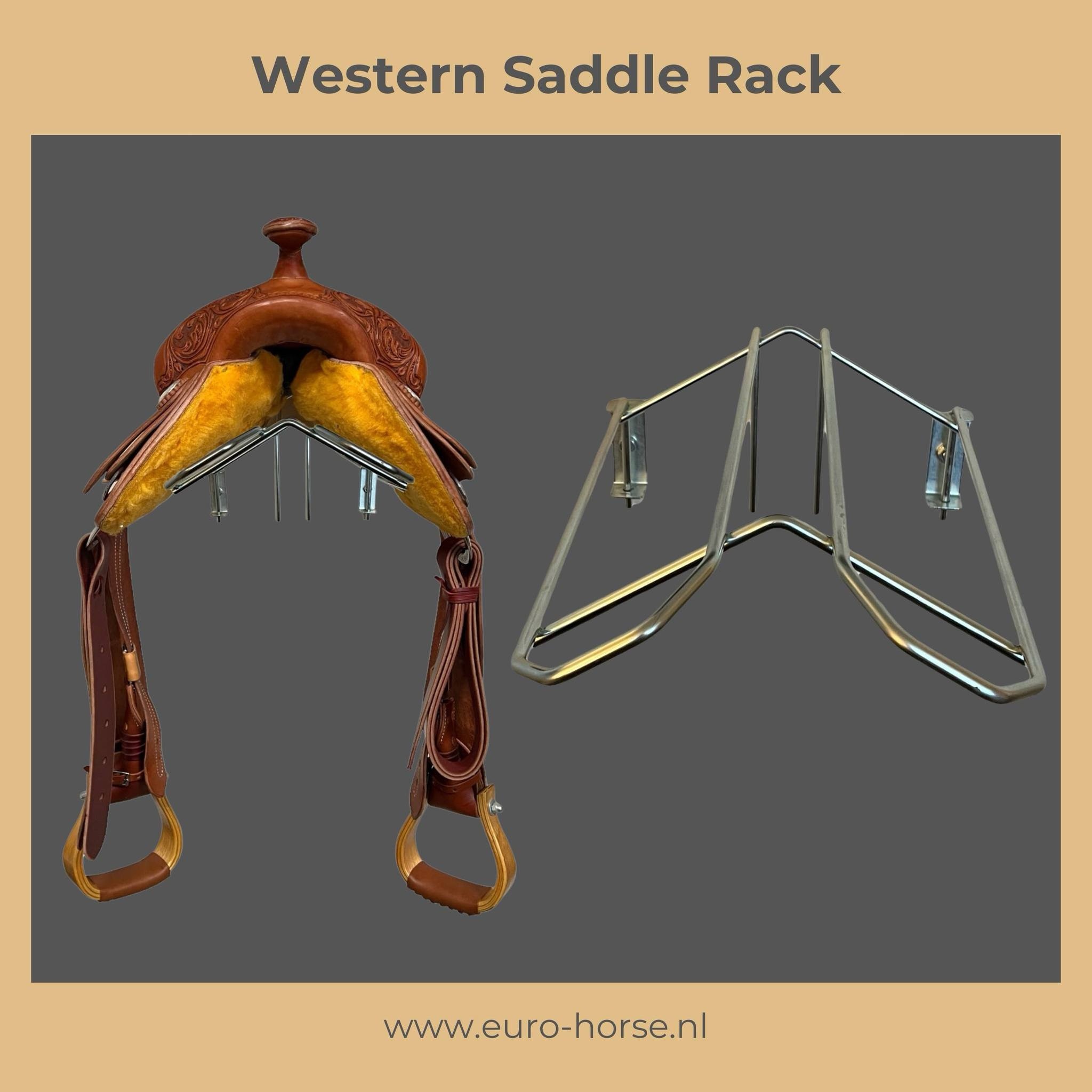 Western Saddle Rack - Euro-horse western riding supplies