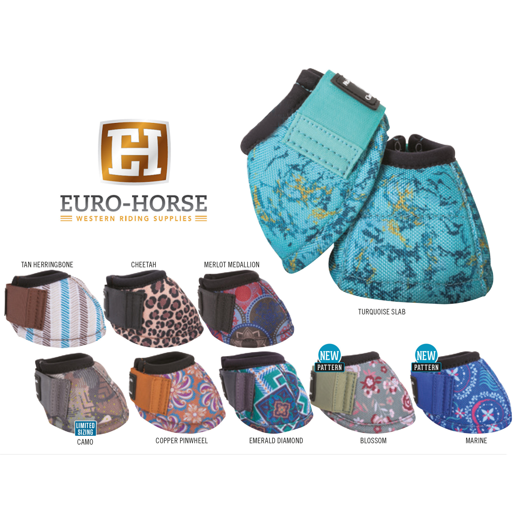 Dy No-Turn DL Bell Boots - Euro-horse western riding supplies