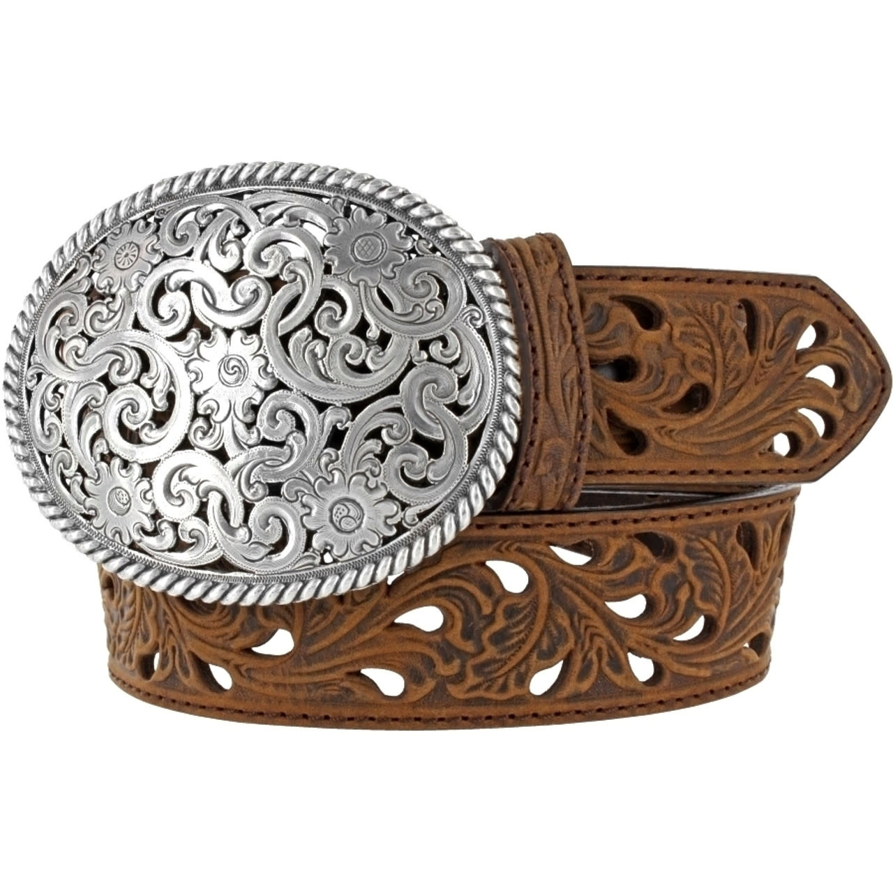 Pierced Filigree Trophy Belt - EURO-HORSE western riding supplies