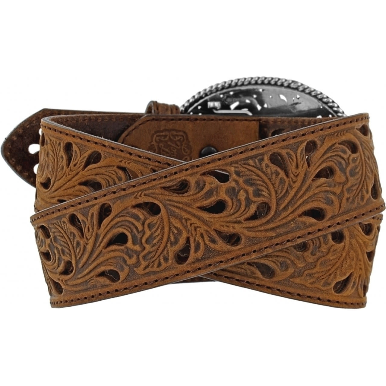 Pierced Filigree Trophy Belt - EURO-HORSE western riding supplies