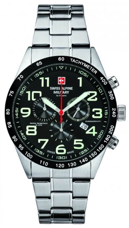 Swiss Alpine Military 7047.9137 heren horloge 46 mm | WatchXL