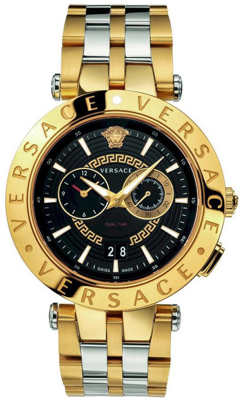 Versace VEBV00519 V-Race heren horloge 46 mm | WatchXL