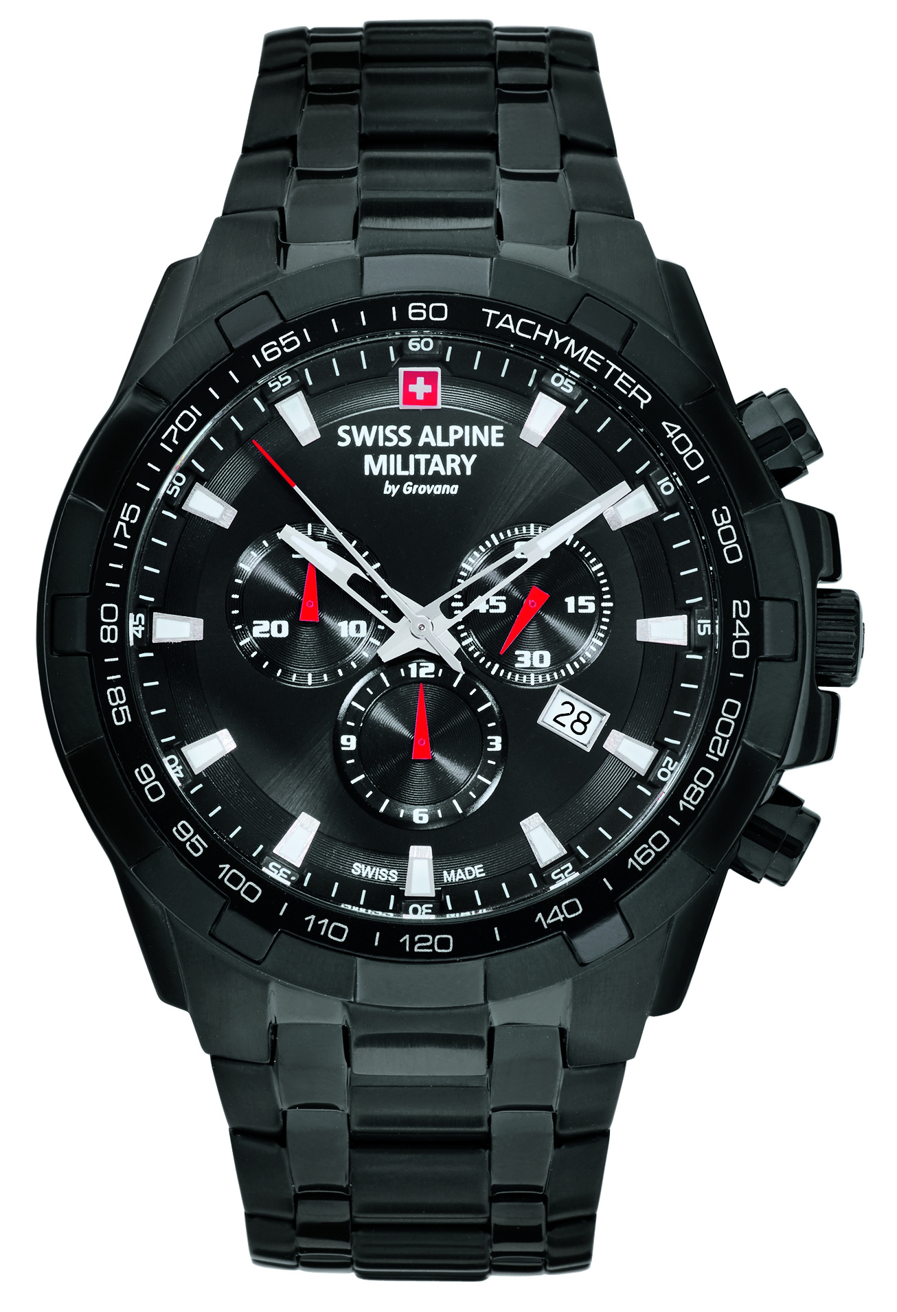 Swiss Alpine Military 7043.9177 heren horloge chronograaf 46 mm | WatchXL