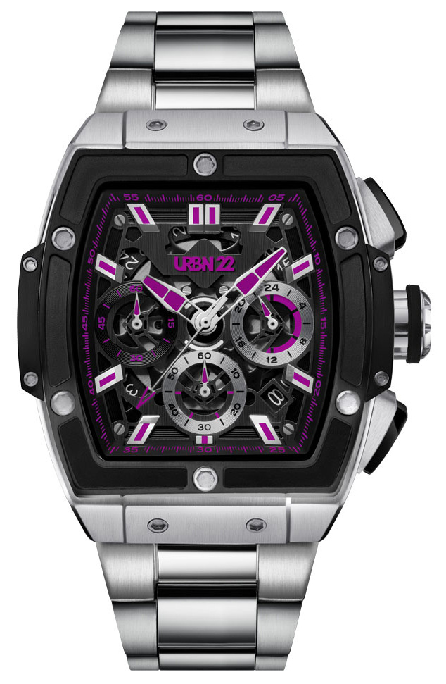 URBN22 Iron Cosmic Purple streetlife horloge | Shop nu!