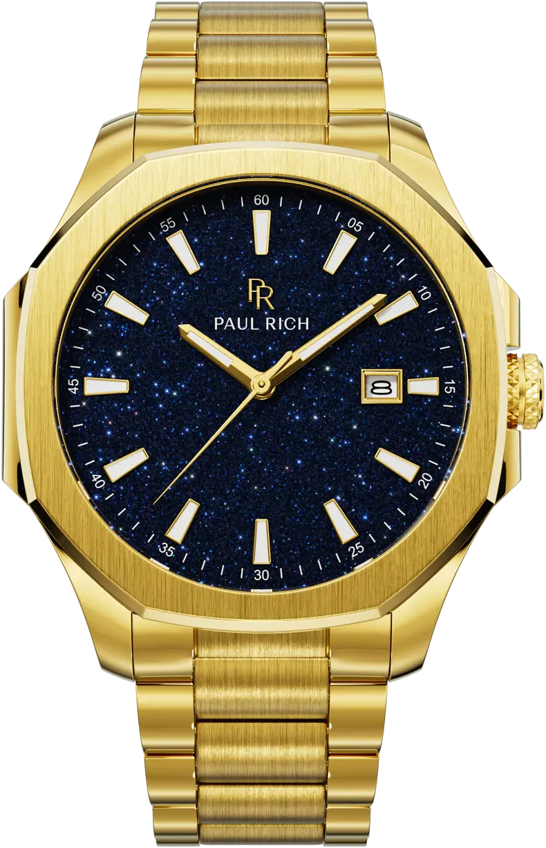 Paul Rich Mercer Goldline Aventurine Blue horloge