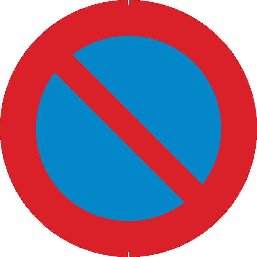 Parkeerbord E1: Parkeerverbod - www.od-cd.be